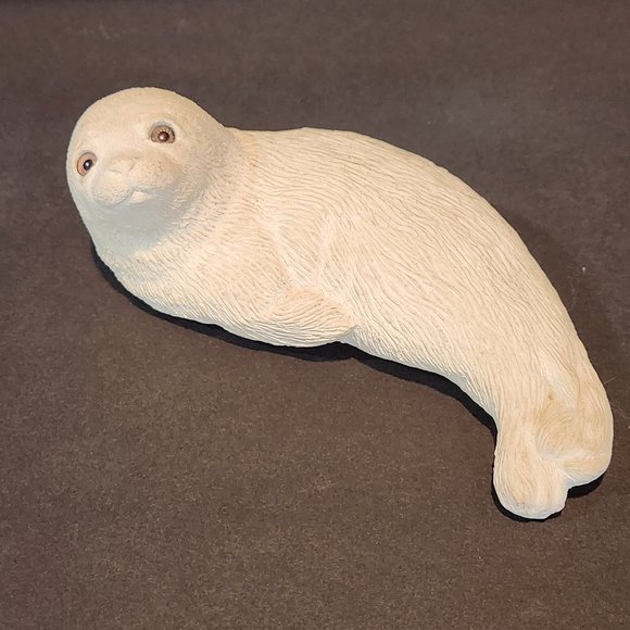Accents | Vintage Sandcast Harp Seal Figure | Poshmark